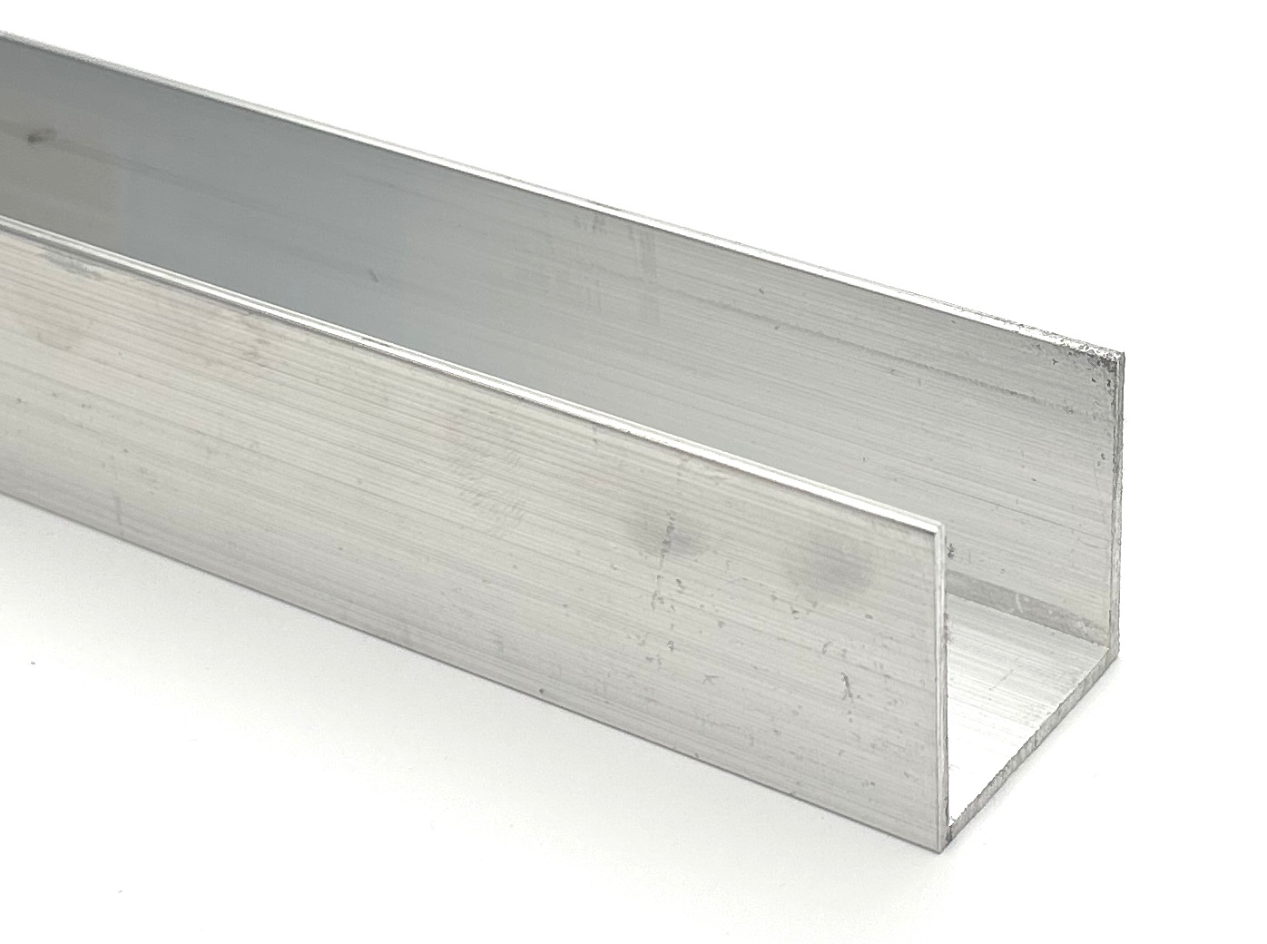 Aluminium - U-Profil (ubehandlet) – Metalshoppen.dk