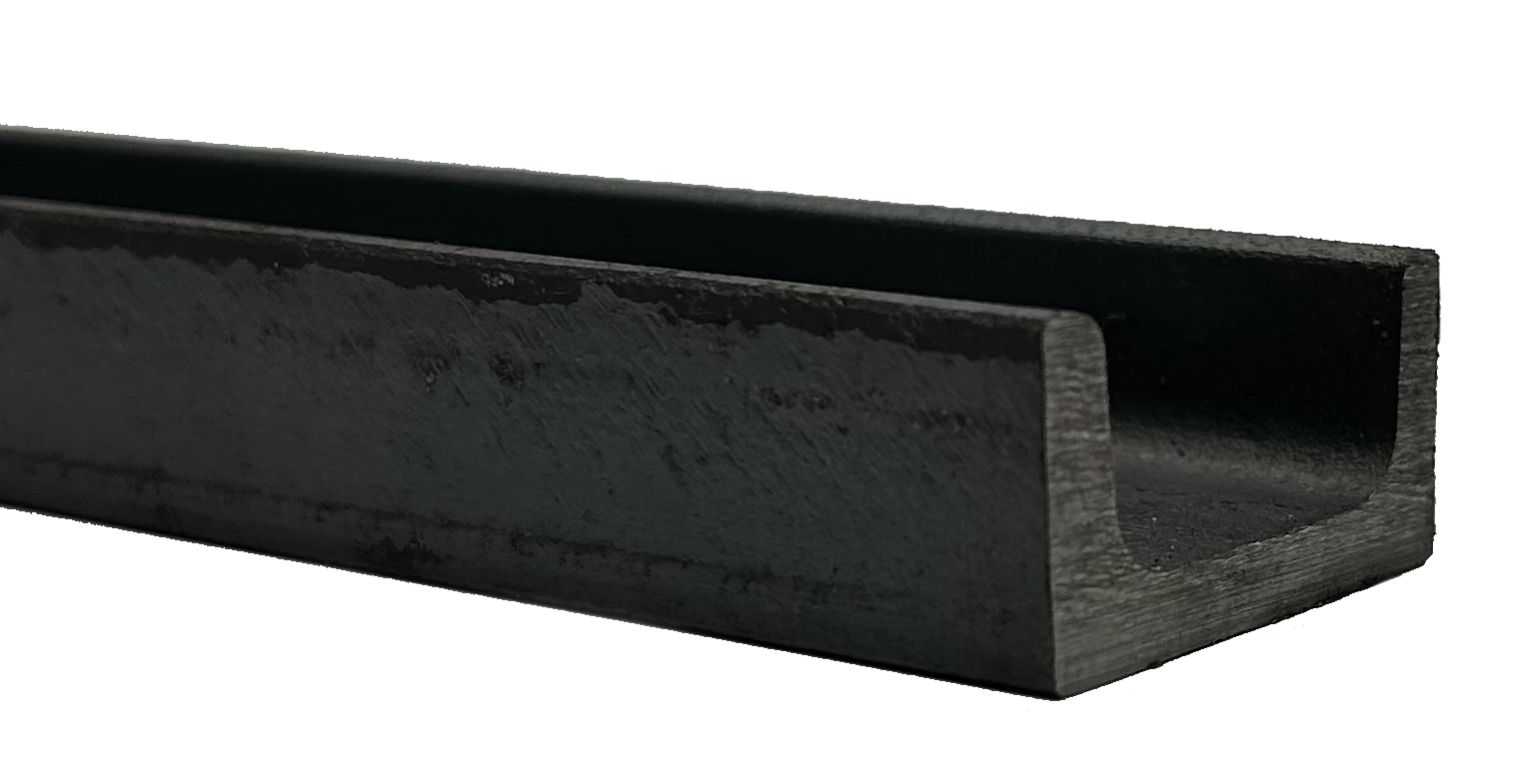 Sort stål - U-Profil (UNP) – Metalshoppen.dk