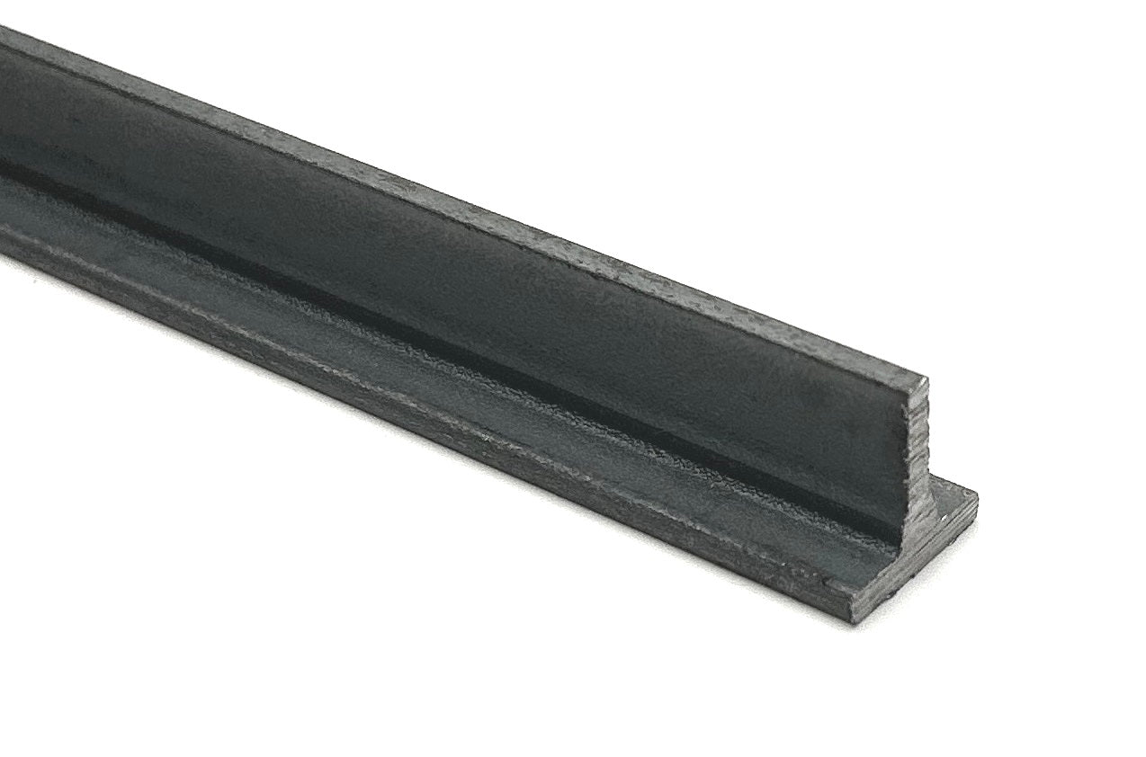 Sort stål - T-Profil – Metalshoppen.dk